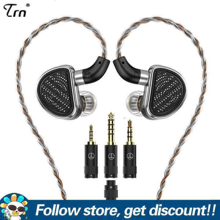 TRN TA4 Earphone 2BA+2DD Knowles Hybrid In Ear Earphones HiFi Bass ...