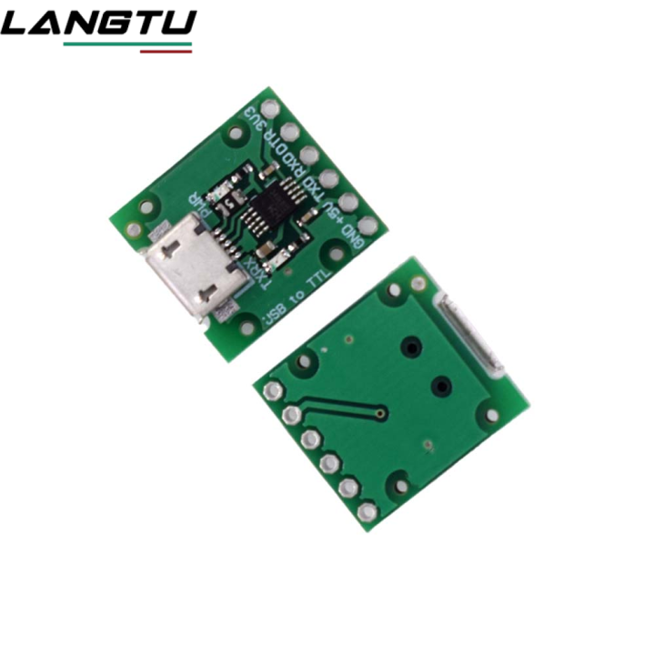 LANGTU CH340E MSOP10 USB to TTL Module 5V/3.3V Alternative CH340G ...