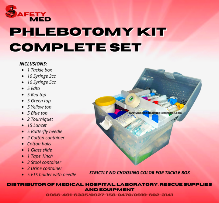 PHLEBOTOMY KIT (COMPLETE SET) | Lazada PH
