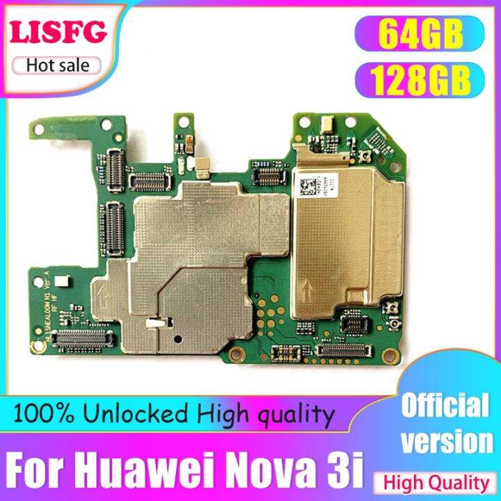 Original Work Well Unlocked Motherboard Mainboard Main Circuits Flex Cable For Huawei Nova 3I ...