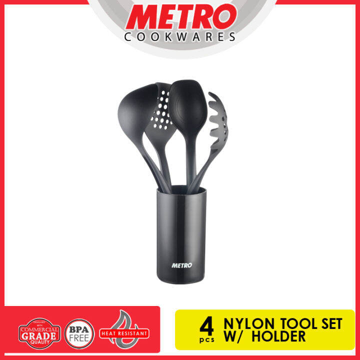METRO COOKWARES 5PCS NYLON KITCHEN TOOL SET MKT 7222 | Lazada PH