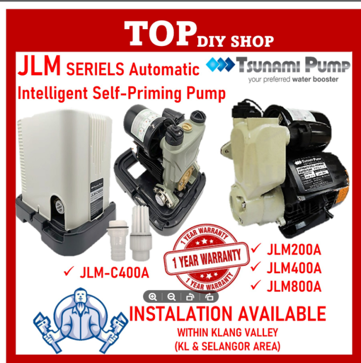 Tsunami Water Pump Automatic JLM200A JLM400A JLM800A JLM-C400A Water ...