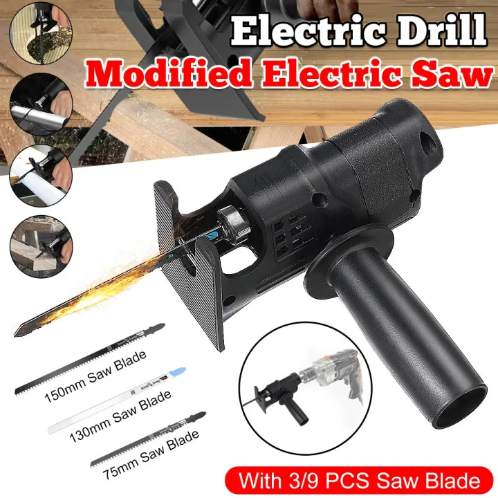 Portable Mulitfunction Reciprocating Saw Attachment Change Electric ...