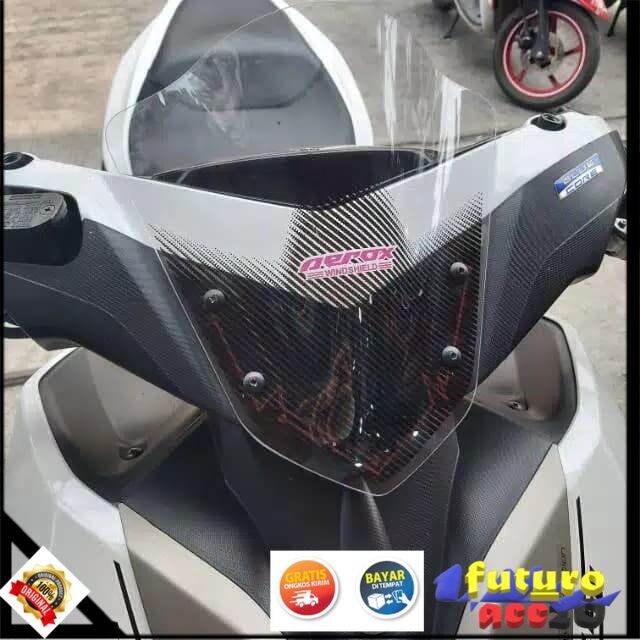 visor windshield yamaha aerox 155 bening | Lazada Indonesia