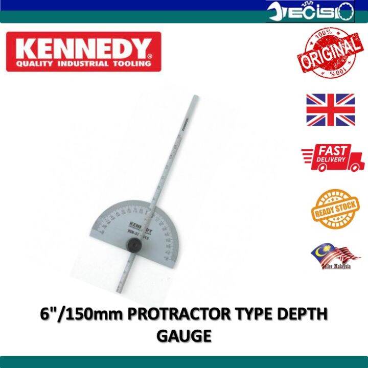 KENNEDY 6"/150mm PROTRACTOR TYPE DEPTH GAUGE KEN5183450K | Lazada