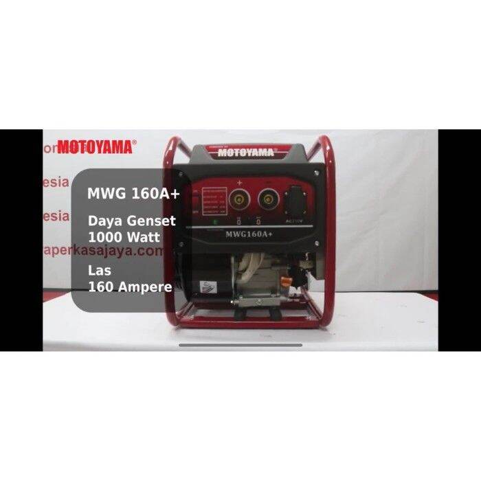 Mesin Las Industri WELDING GENERATOR MOTOYAMA MGW 160A plus Bensin 7HP ...