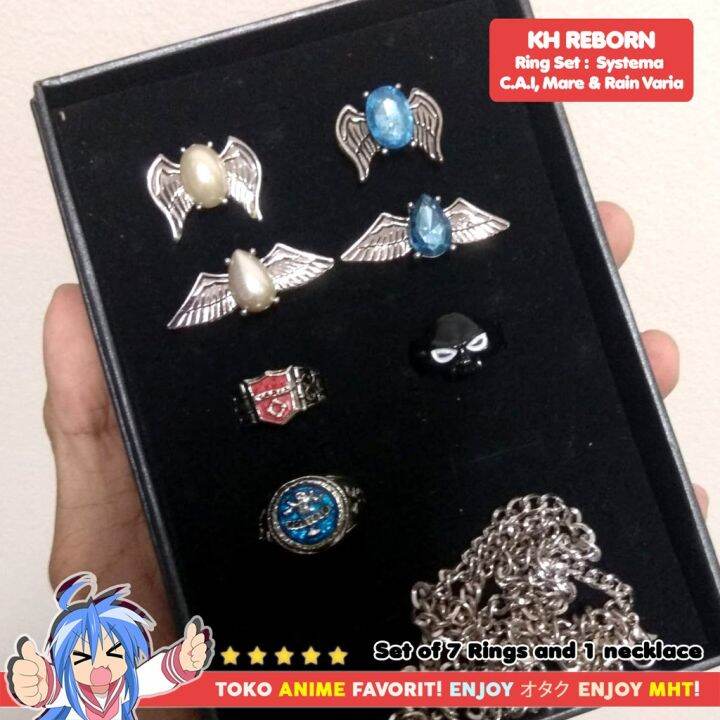 Kateikyoshi Hitman Reborn Systema CAI Mare แหวนคอสเพลย์สําหรับงาน ...