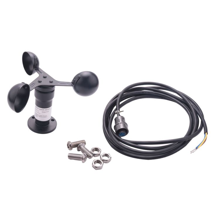 Pulse Signal Wind Sensor Digital Anemometer Pulse Signal Output Aluminum Alloy Wind Speed Sensor ...