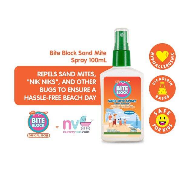 Bite Block Sand Mite Anti "Nik Nik" Spray 100mL | Lazada PH