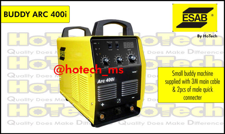 ESAB Buddy Arc 400i | ARC 400 Amp | MMA SMAW Inverter Welding Machine ...