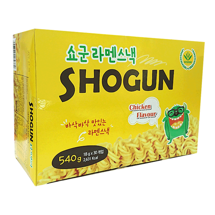 Mie shogun Chicken flavour atau mie kremes korea Noodle snack kremes ...