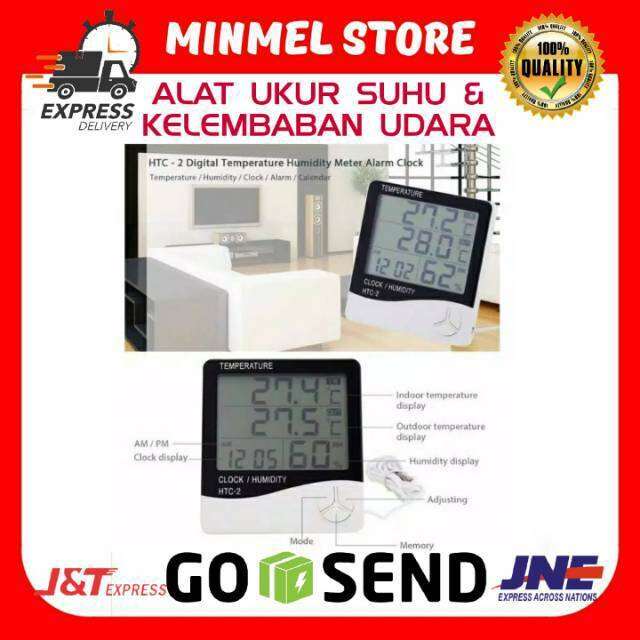 TERMOMETER RUANGAN Digital temperature, Humidity Meter ALAT UKUR SUHU ...