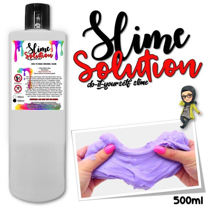 SLIME SOLUTION / ACTIVATOR 500ML - slimebykaklyn | Lazada