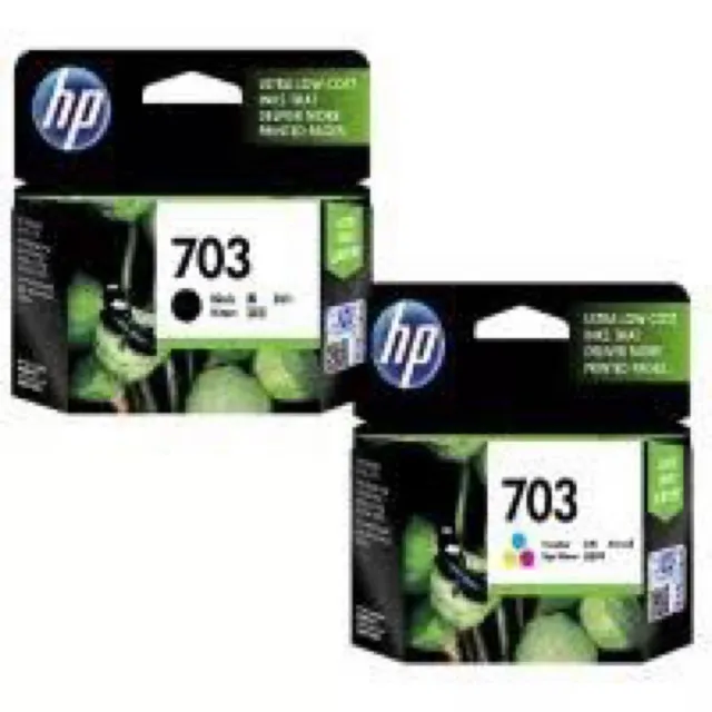 【Ready Stock】 Hp 703 black or tri-color original ink cartridge | Lazada PH