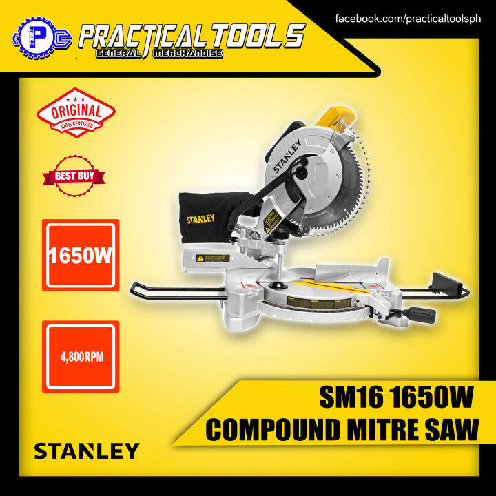 STANLEY SM16 Compound Miter Saw 1650W | Lazada PH