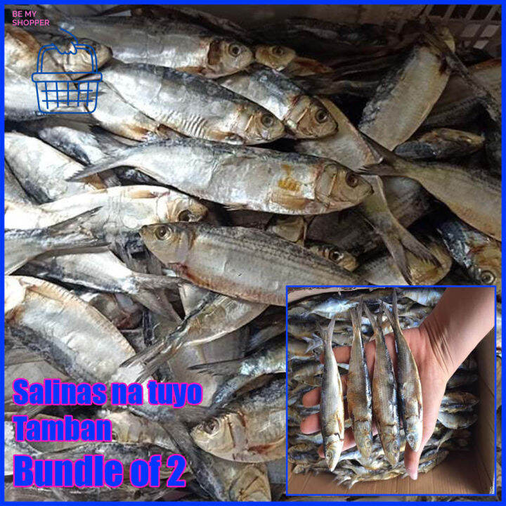Bundle of 2 Dried Salinas na tuyo & Tamban freshy dried Unsalted Dried ...