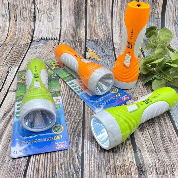 YSS LED Rechargeable Flashlight Super Capacity Torch YS-6616 | Lazada PH
