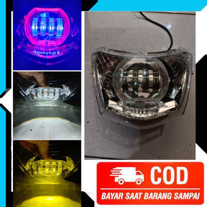 Lampu Depan Daymaker Biled Supra Fit New Paket Lengkap Super Terang ...