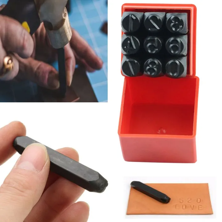 QU333699 Jewelry DIY Stamp Craft Leather Carving Tools Number Punch Die ...