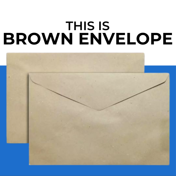 Brown Envelope Short Long 25s Brown Envelop 25 pcs [Artify] | Lazada PH