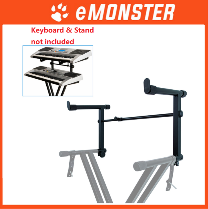 Electronic Piano Stand Riser 2nd Tier Keyboard Stand Extension Adapter ...