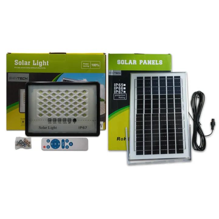 Shivtech Solar Light Private Street Lamp w/out Electricity 300W | Lazada PH