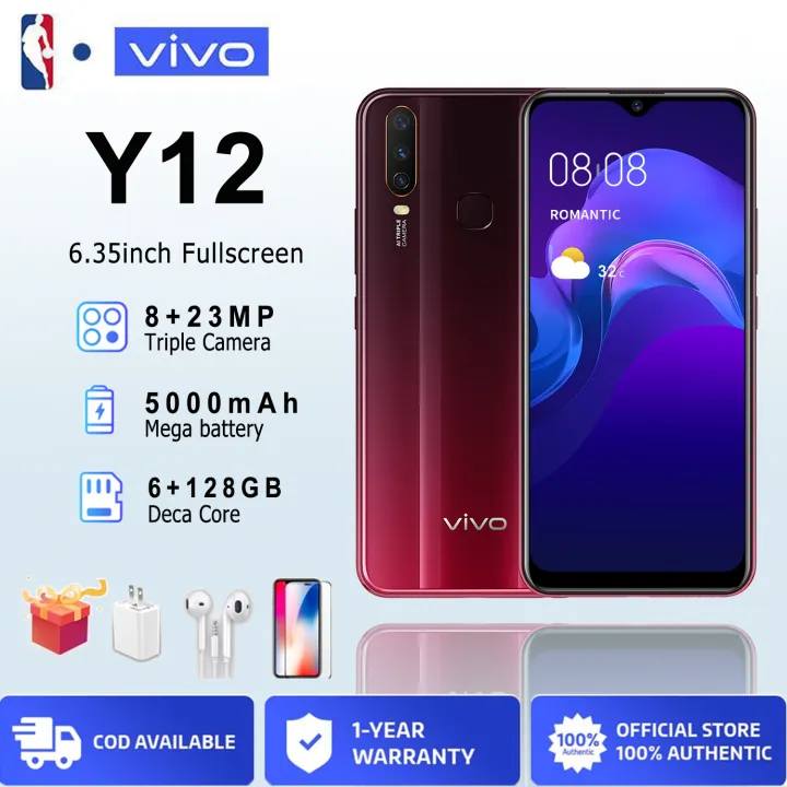 VIVO Y12 cellphone 6G+128G Smartphone Android original dual card Mobile ...