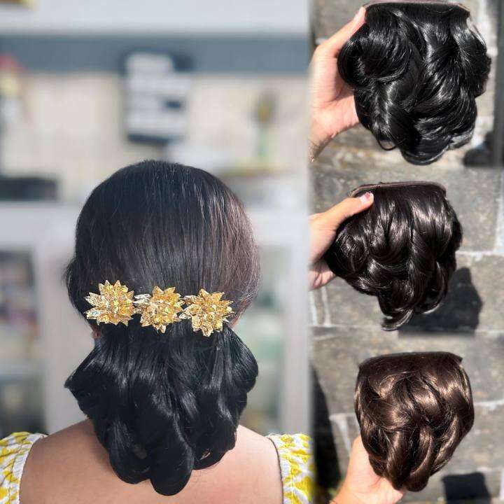 Jepit Ulir Sirkam Messy Rambut Palsu Hairdo Sanggul Modern Konde Kebaya ...