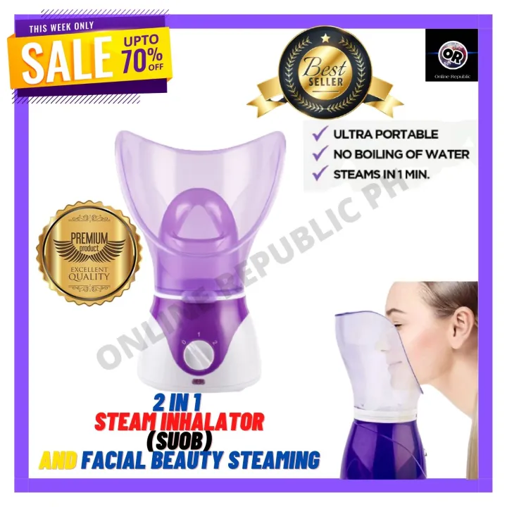 Steamer for inhalation Suob Beauty Moisturizing Facial SteamerNasal and ...