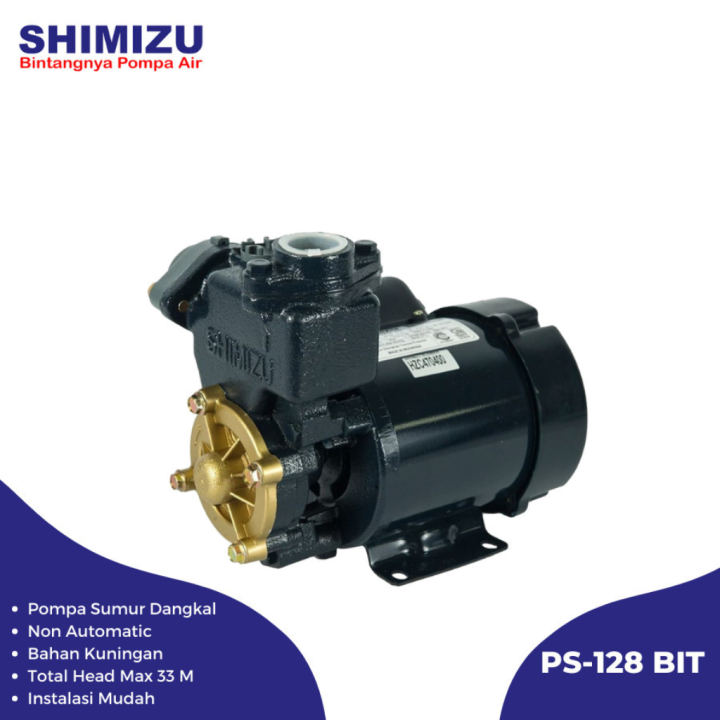 SHIMIZU POMPA AIR SHIMIZU PS 128 BIT SHIMIZU WATER PUMP PS 128 BIT ...