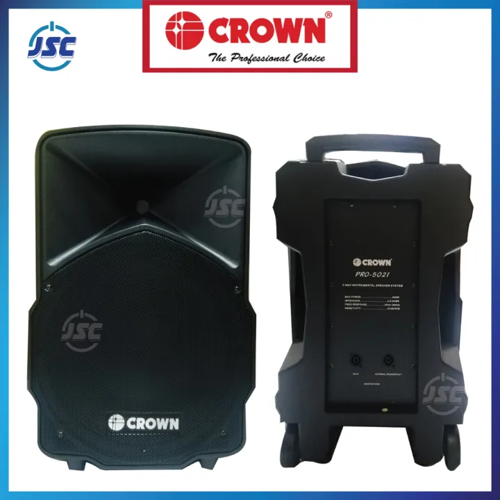 Crown PRO-5021 600W 2 Way Instrumental Speaker System | Lazada PH