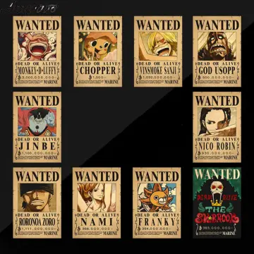 One Piece Blank Wanted Poster