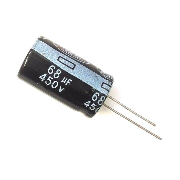 1pcs 68uF 450V 68MFD 450Volt ±20% -40+105C Aluminum Electrolytic ...