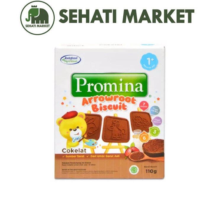 PROMINA COOKIES ARROWROOT BISKUIT COKELAT 110 g | Lazada Indonesia