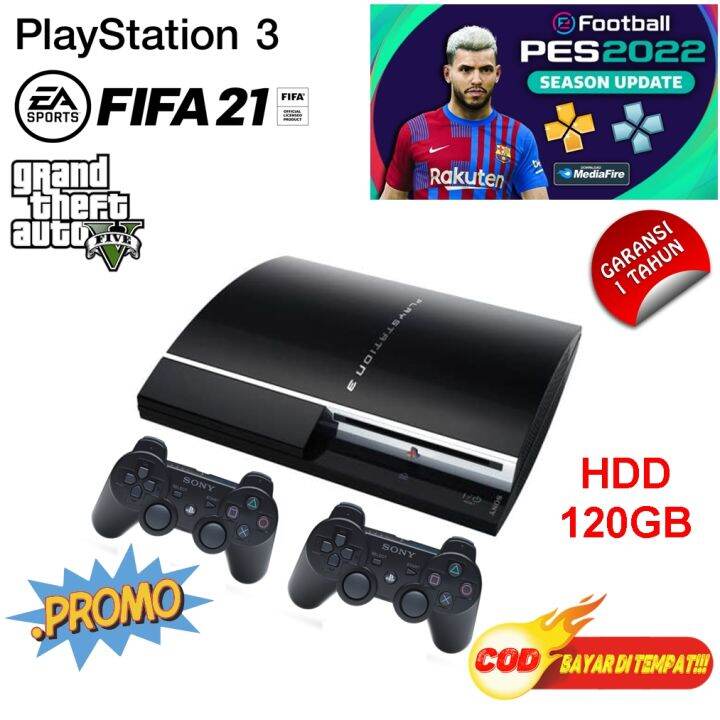 Playstation3 cfw Hardisk 120GB free 2 Contoller / Stick wireless ( full ...