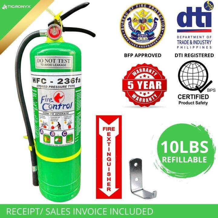 Fire Extinguisher HFC-236fa 10lbs Brand New | Lazada PH