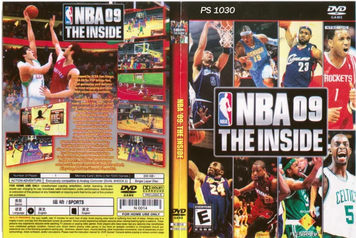 PS2 GAME NBA 09 THE INSIDE | Lazada