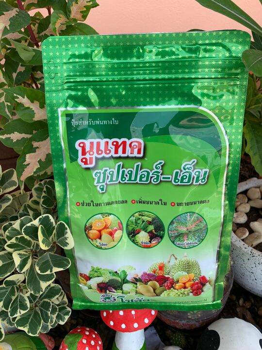 ซุปเปอร์เอ็น (Nutac Super-N) ส่งเสริมการแตกยอด เพิ่มขนาดใบ ขยายขนาดผล ...