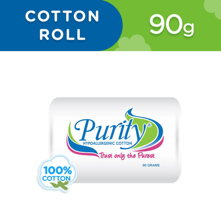 Purity Cotton Rolls 90g x 1 pack | Lazada PH