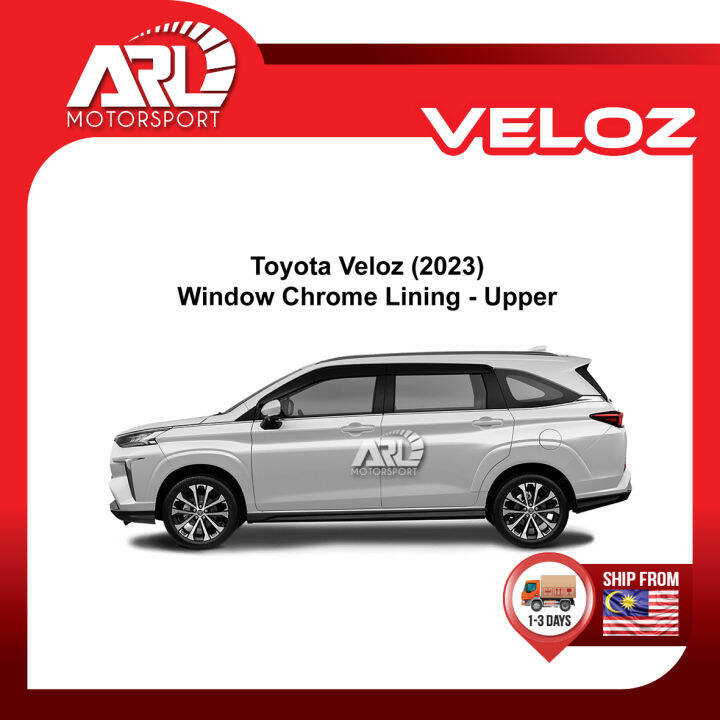 Toyota Veloz W100 W150 2022 2023 Window Chrome Lining Weatherstrip ...