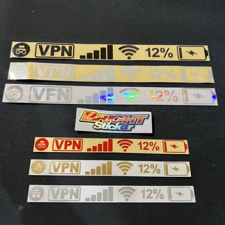 STIKER WIFI,STIKER VIRAL,STICKER Stiker VPN SINYAL HP WIFI BATERAI ...