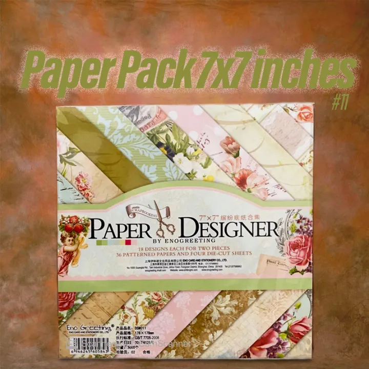 Paper Pack Designer 7x7" | Lazada PH