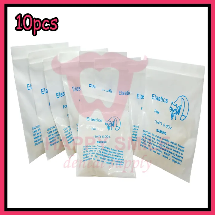 10 PACKS MEDIUM ELASTICS FOX ELASTICS (SIZE 1/4 5.0 oz) | Lazada PH