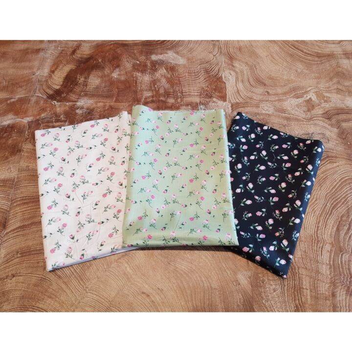 Kain Katun Jepang Motif Bunga Kecil Tokai Senko TS019 [Min. Beli 1 ...