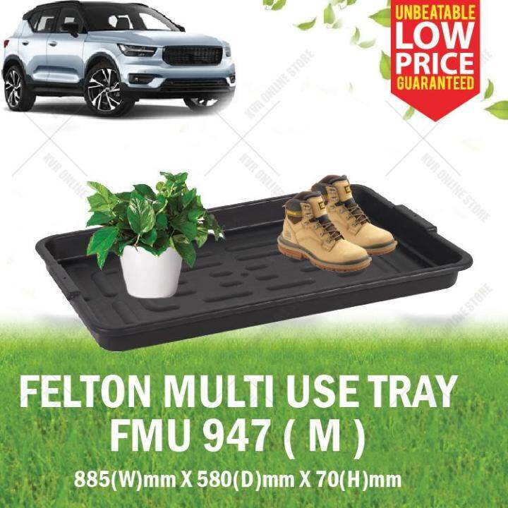 FELTON Multi Use Car Boot Tray Plastic Multipurpose Wet Dry Good FMU ...