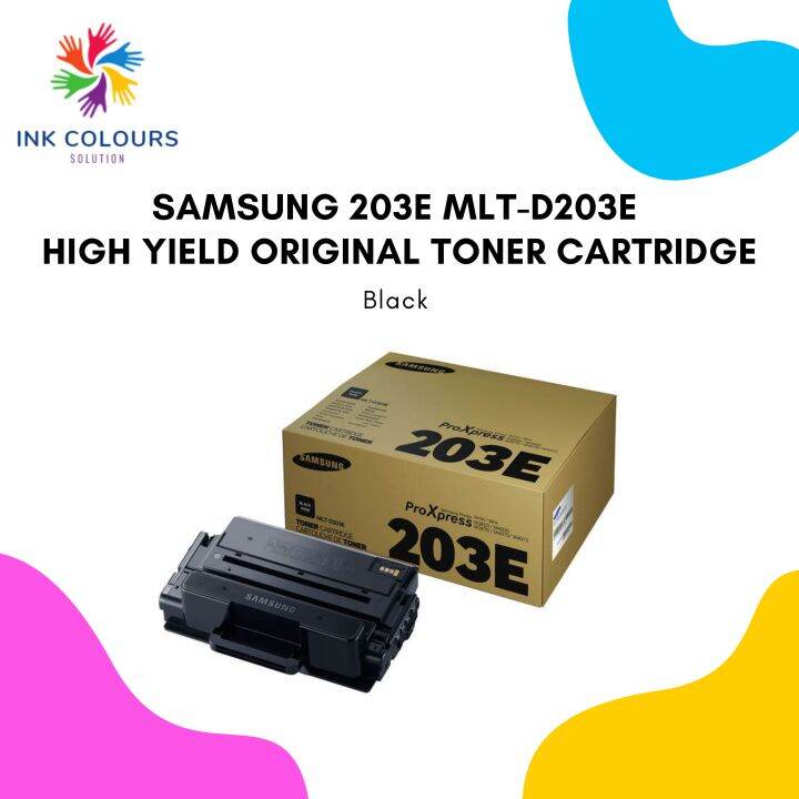 Samsung 203E MLT-D203E High Yield Black Original Toner Cartridge ...