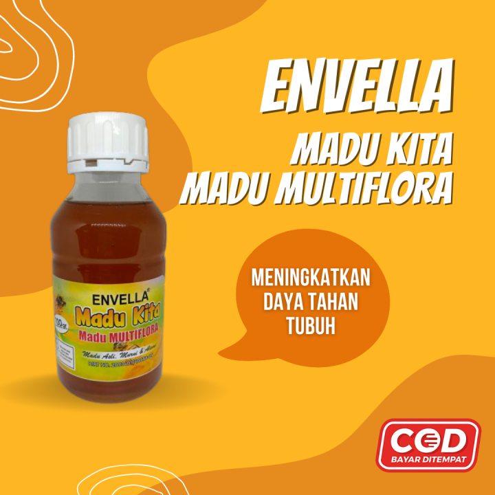 ENVELLA - Madu Kita Madu Multiflora Meningkatkan Daya Tahan Tubuh 700gr ...