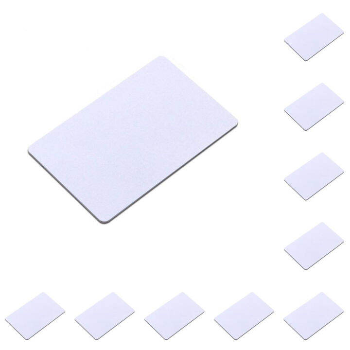 10 Pieces Contactless Smart White Card IC Readable Writable Phone RFID ...