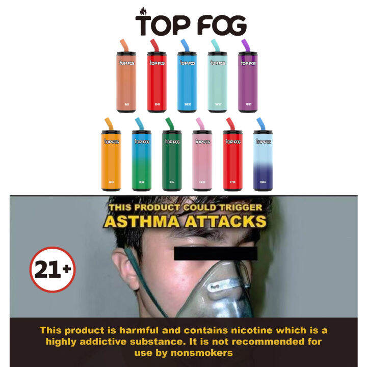 Top fog 7500 puffs disposable 7500puff 15ML with brand with graphic ...