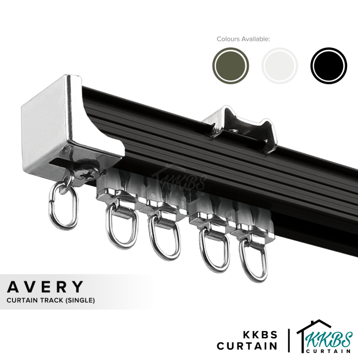 KKBS CURTAIN Avery Rel Langsir Aluminium Alloy Single (Avery Heavy Duty ...